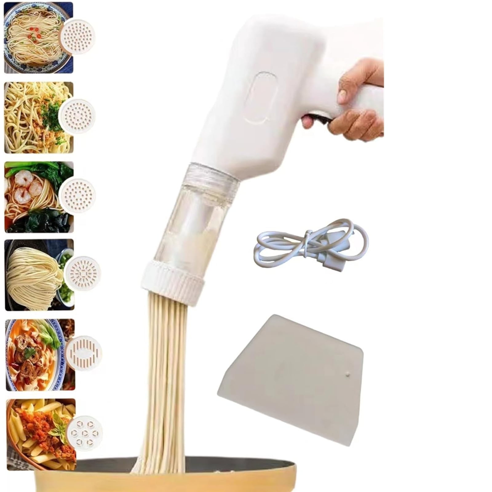 Djiypn Electric Pasta Makers-Portable Handheld Automatic Mixers-Pasta ...