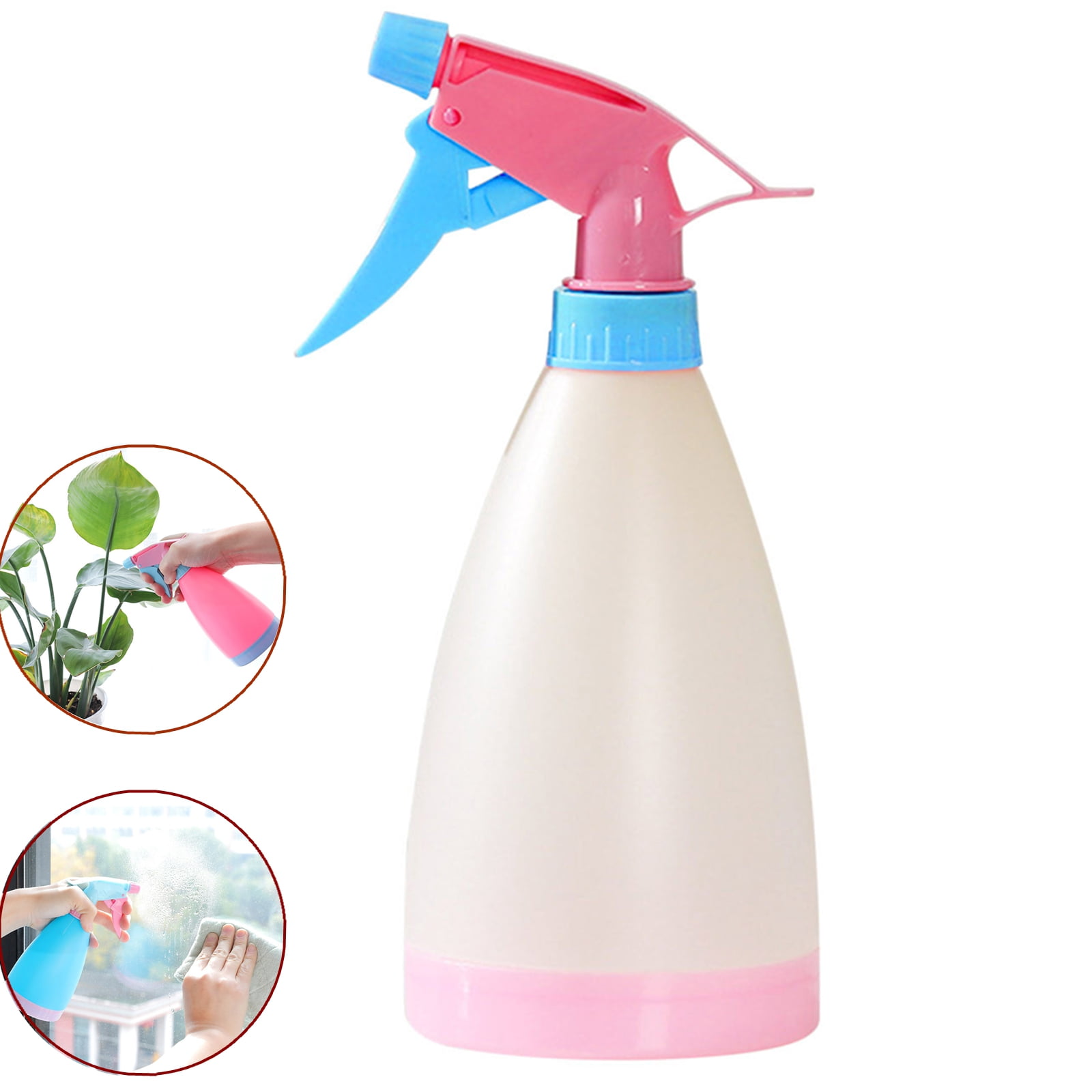 Djiypn Empty Spray Bottles, 500ml Refillable Spray Bottle, Reusable ...