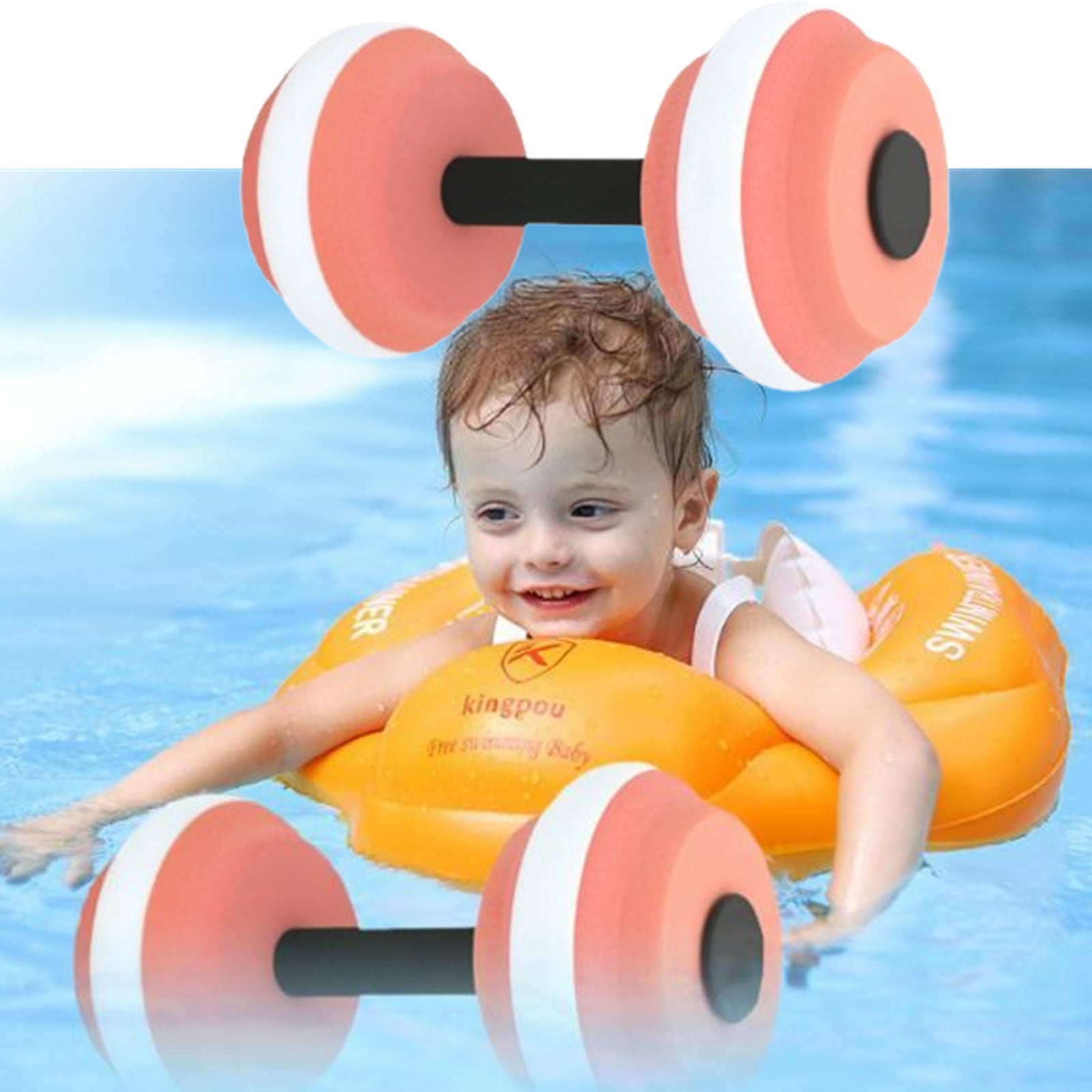 Djiypn Exercise Dumbell 1Pack - Water Aerobic Exercise Hand Bars, Pool ...