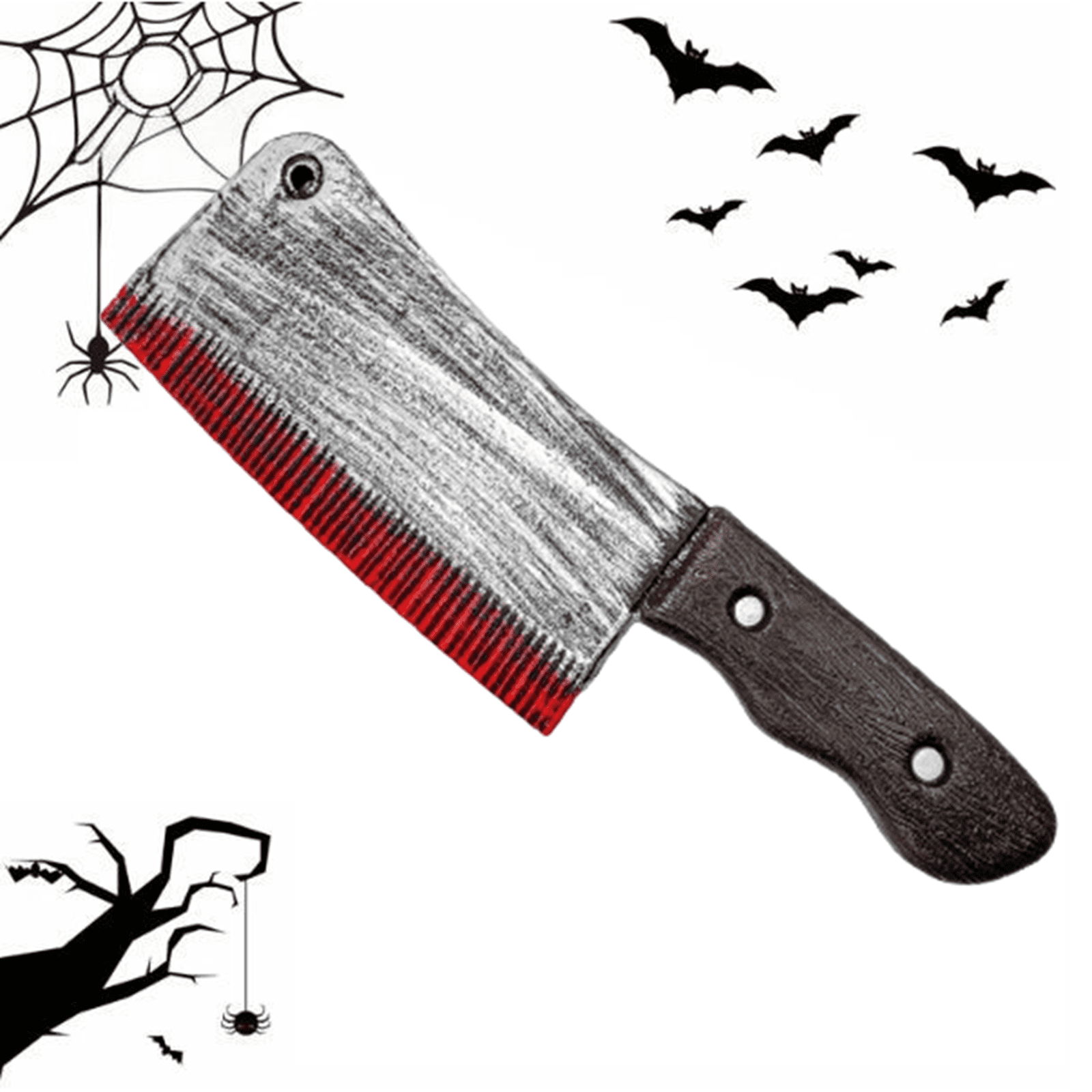Djiypn Fake Knife Party Supplies, Plastic Bloody Knife Prop for Horror ...