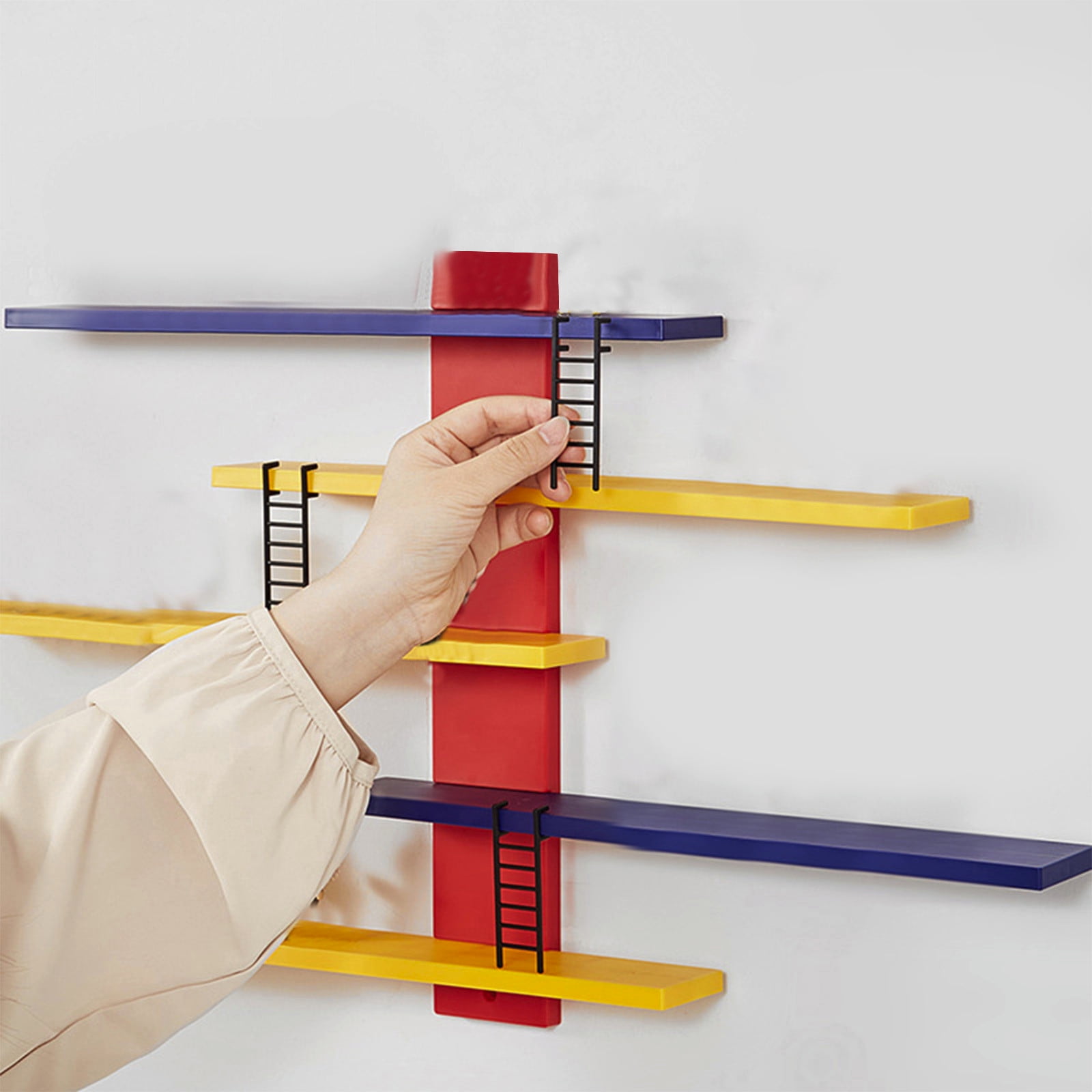 Djiypn Floating Shelves for Wall Display - Versatile Hanging Rack for ...