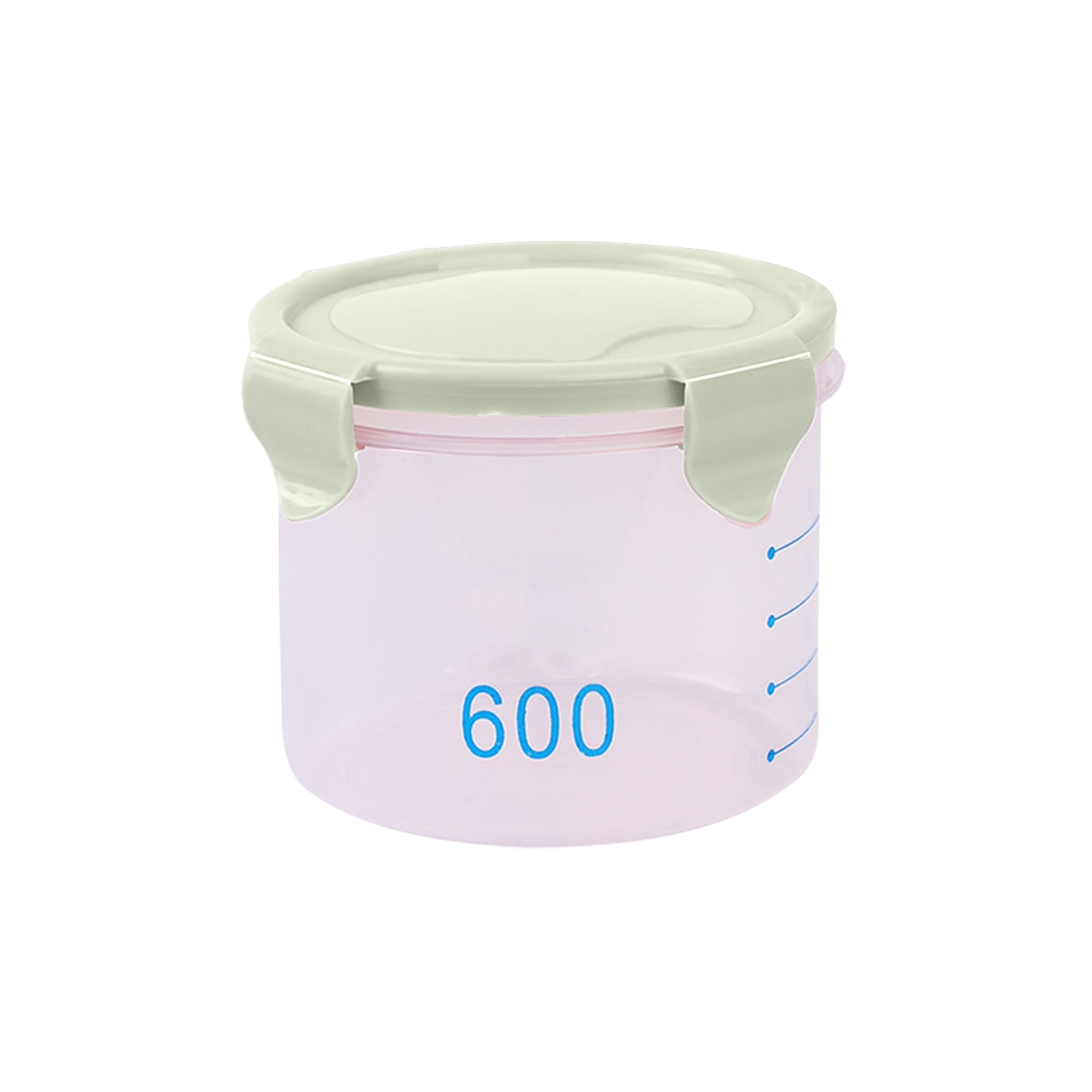 Djiypn Food Storage Containers, 20 oz Plastic Deli Containers with Lid, Snack , Meal Prep ...