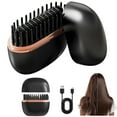 Djiypn Mini Straightener, Rechargeable Portable Hair Straightener Brush ...