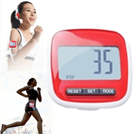 Djiypn Pedometer Large Screen Smart Walking Electronic Pedometer ...
