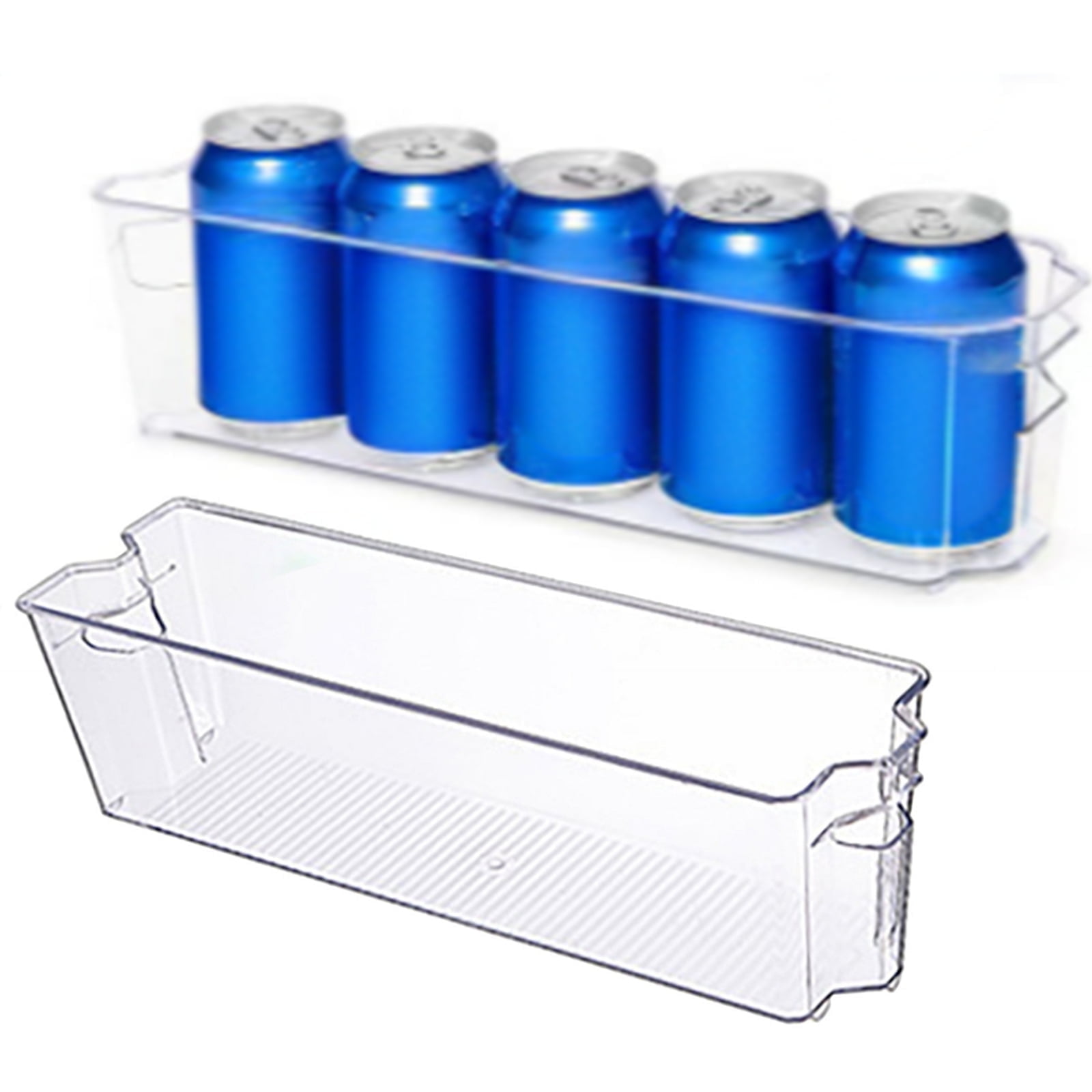 Djiypn Clear Fridge Drawers Pull Out Stackable Refrigerator Drawer ...