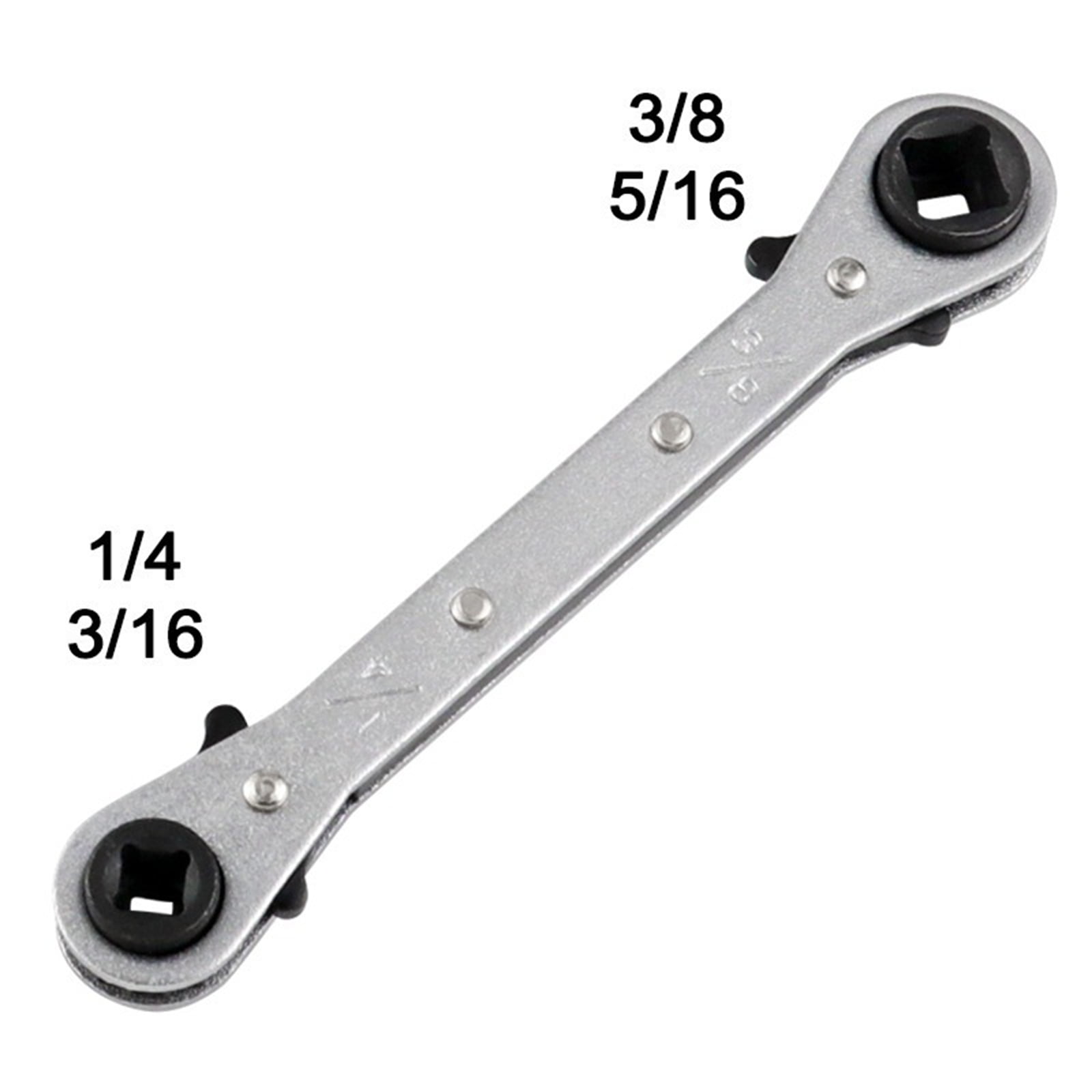 Djiypn Refrigeration Ratchet Wrench for Service Port Valves, Reversible ...