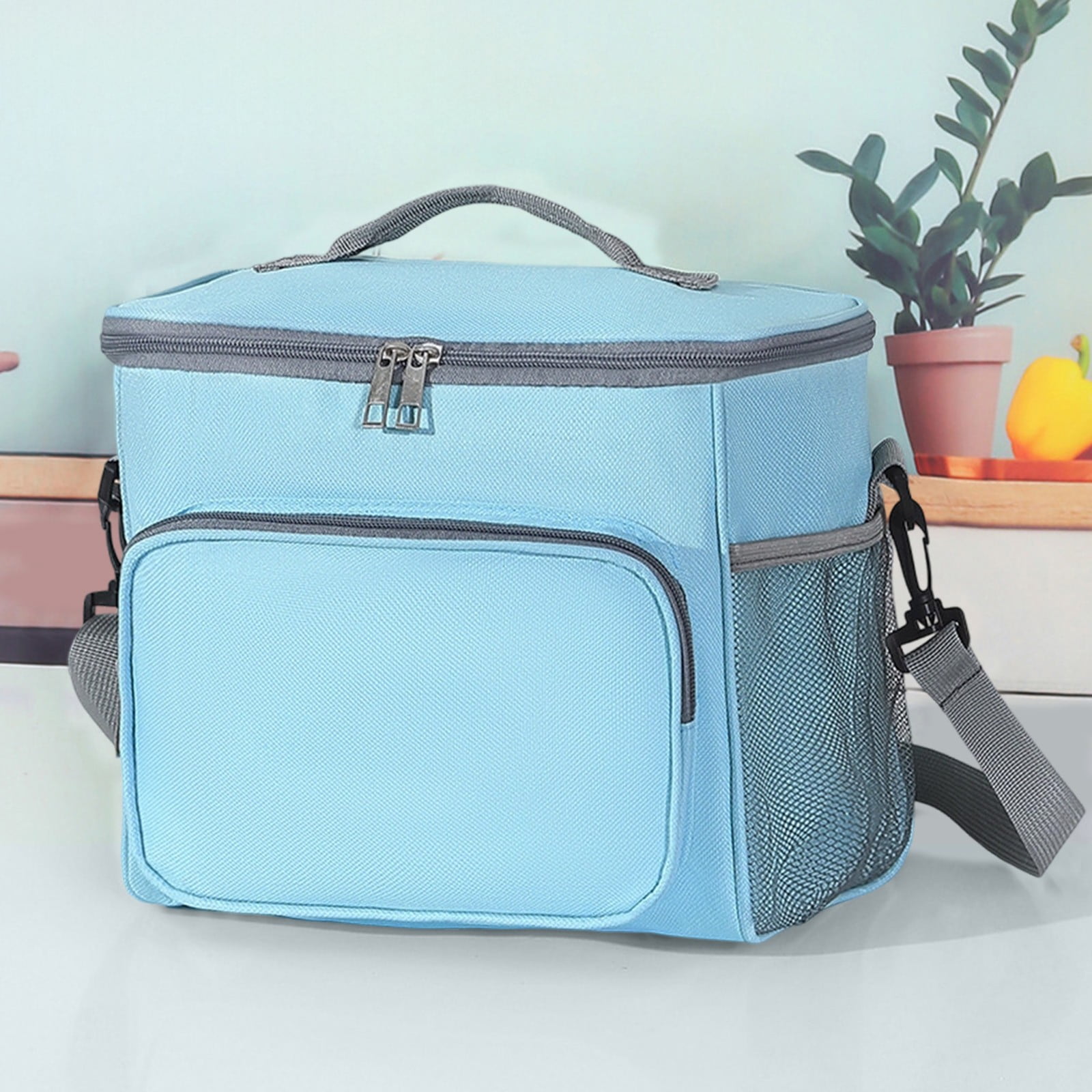 Djiypn Reusable Insulated Lunch Box Bag for Women Men,10L, Leakproof ...