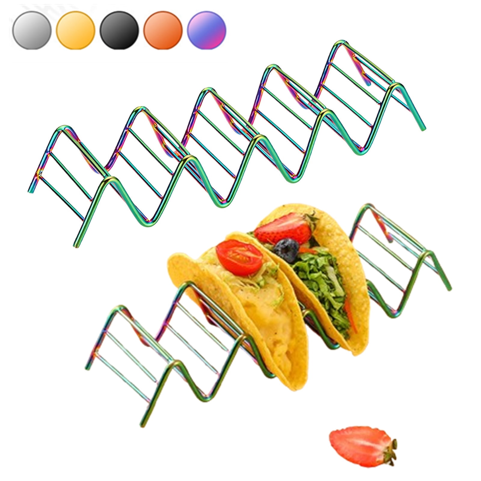 Djiypn Taco Holders 1Pack ,Stainless Steel Taco Shell Holder Stand ...