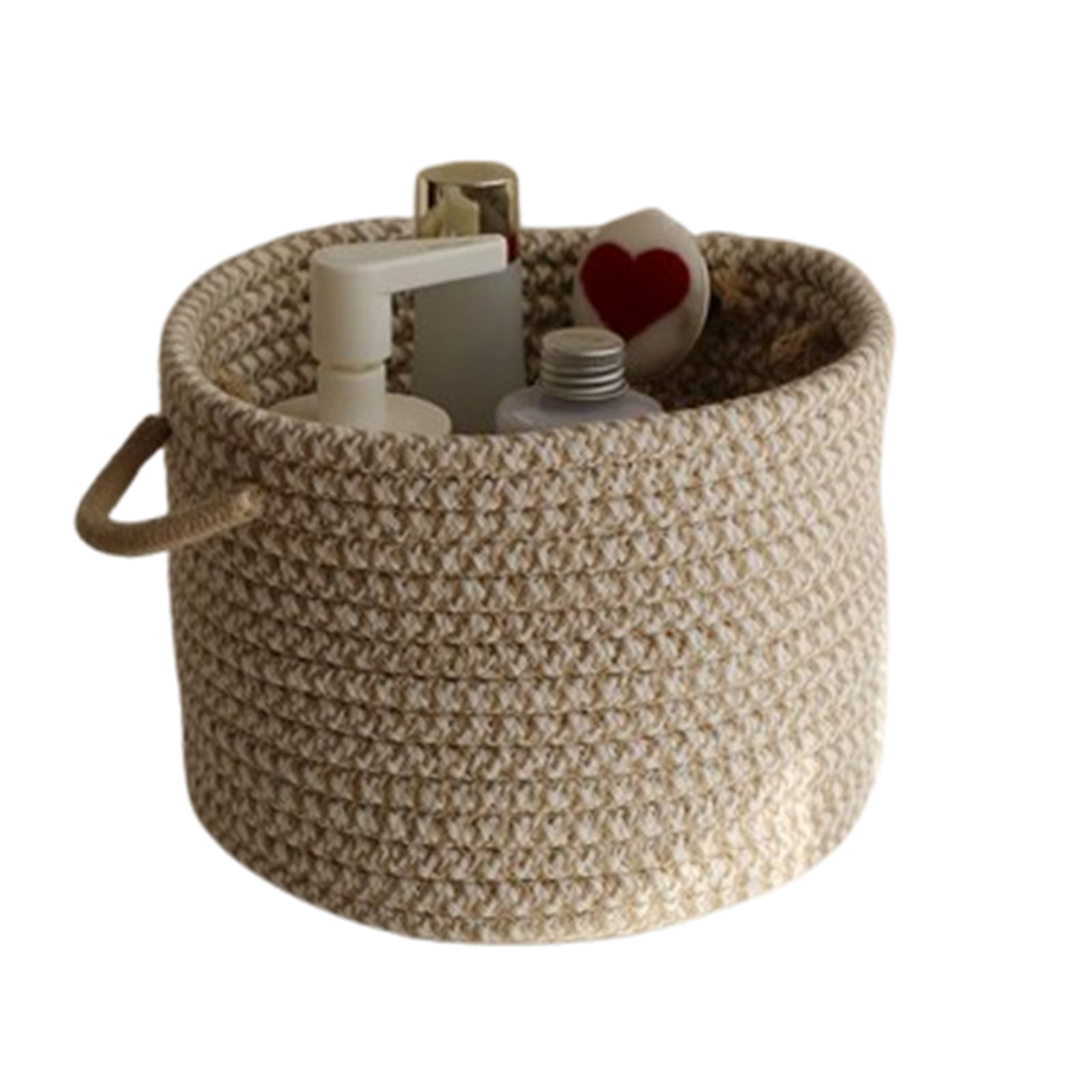 Djiypn Versatile Rope Storage Woven Basket for Home Organization ...