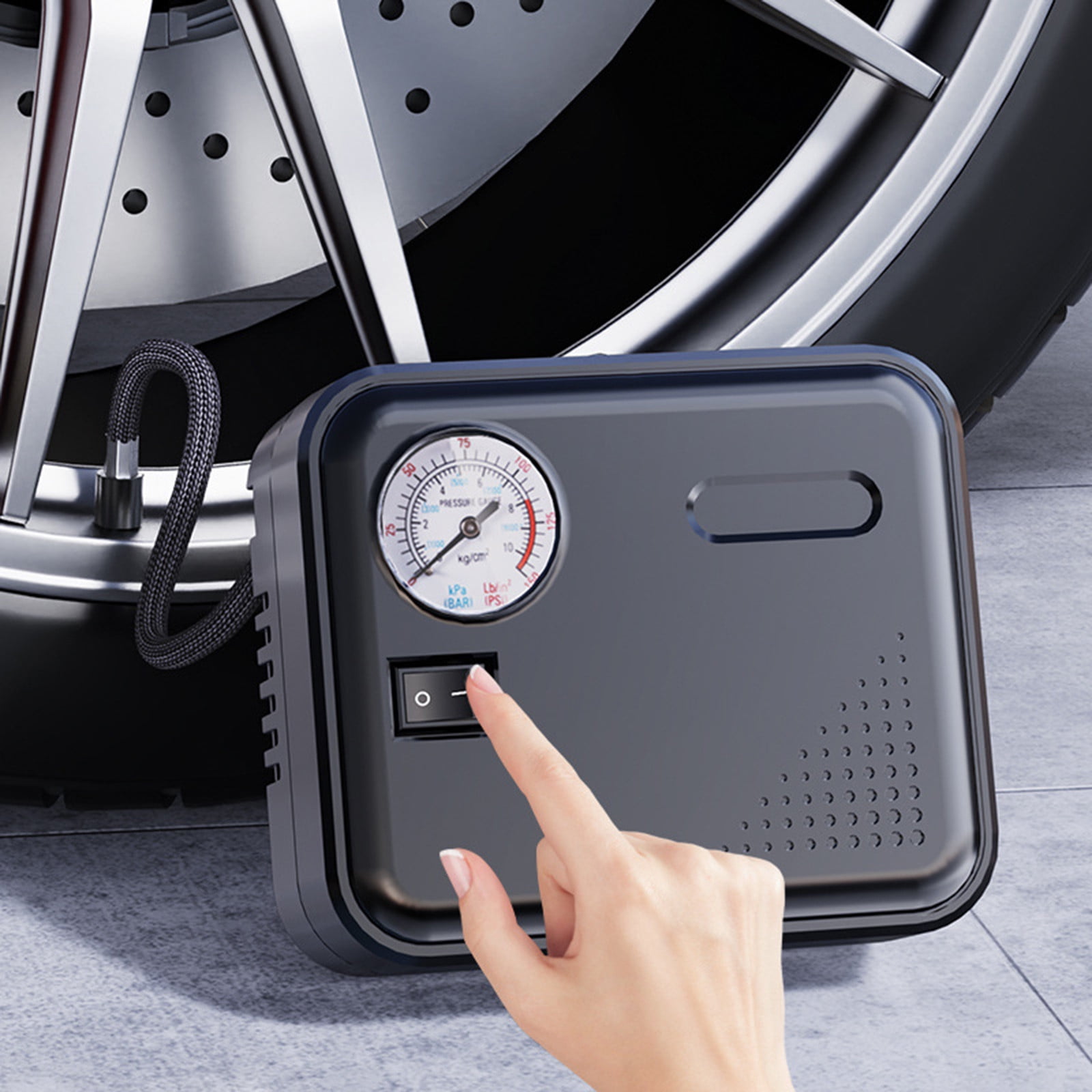 Djiypn Wireless Digital Display Models Car Inflatable Pump Electric ...
