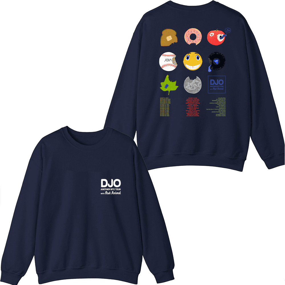 Djo Merch Another Bite Tour Crewneck Sweatshirt Fashion Unisex Men Women Long Sleeve - Walmart.com