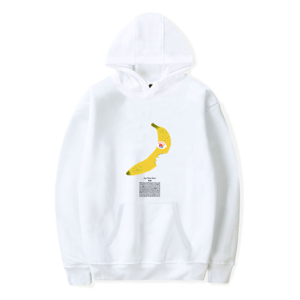 Djo Merch Banana Bite Hoodie Long Sleeve Tour Album Pullovers Graphic ...