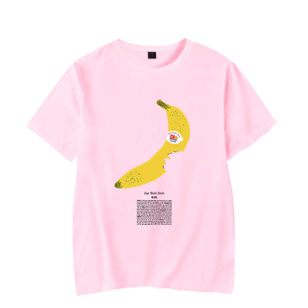 Djo Merch Banana Bite T-Shirt Tour Album Short Sleeve Unisex Clothing ...