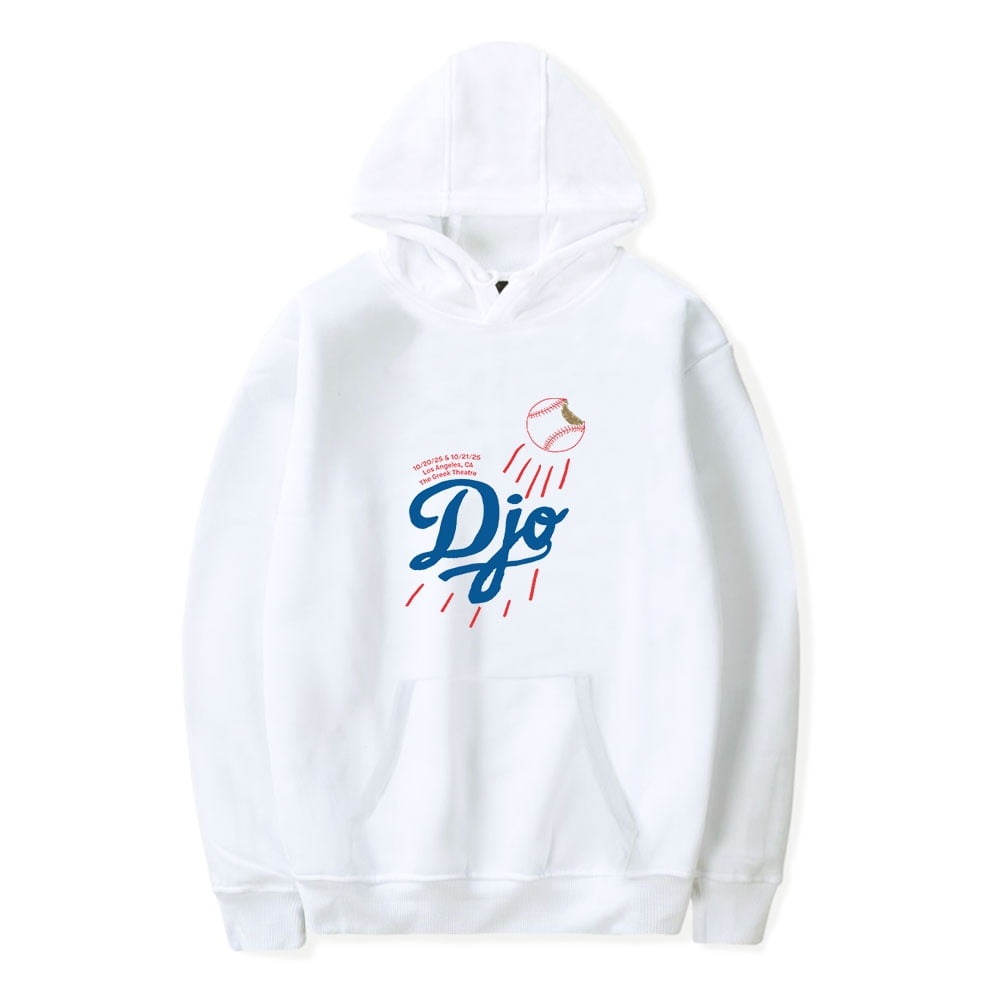 Djo Merch CA Greek Theatre Ringer Hoodie Long Sleeve Tour Album ...