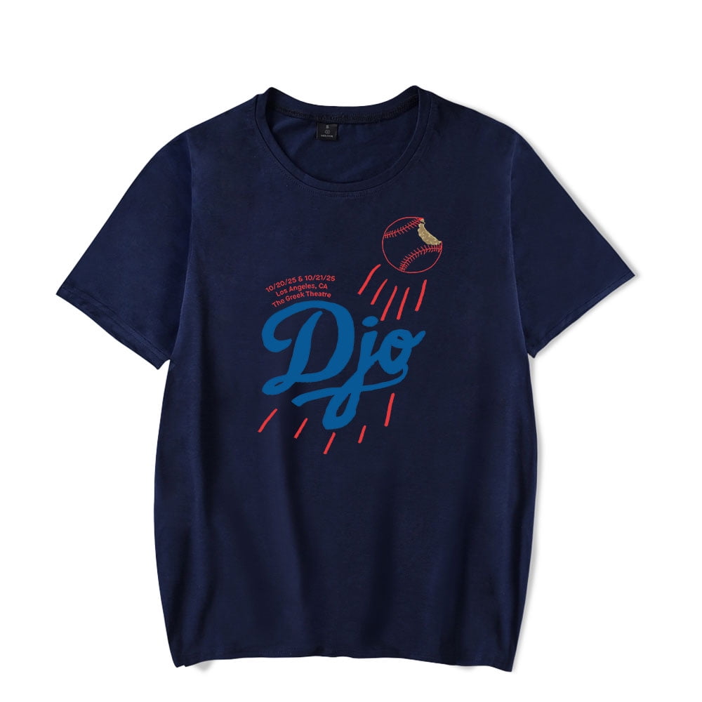 Djo Merch CA Greek Theatre Ringer T-Shirt Tour Album Short Sleeve ...