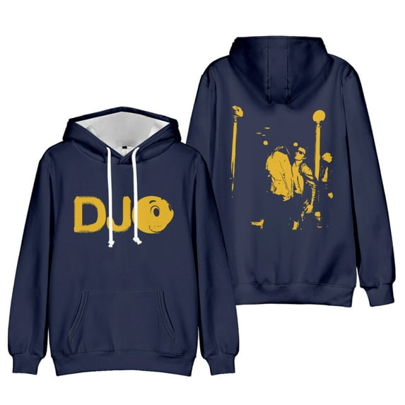Djo Merch Smiley Face Logo Graphic Printed Hoodie Long Sleeve Fan Merch ...