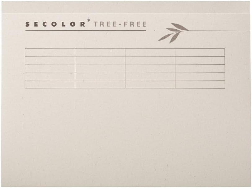 Djois by Jalema® Sustainable Tree-Free Square Cut File Folder with Tab ...