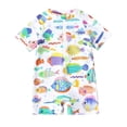 Djtdsds Baby Boys Print Short Sleeve One Piece Rash Guard Swimsuit Size ...
