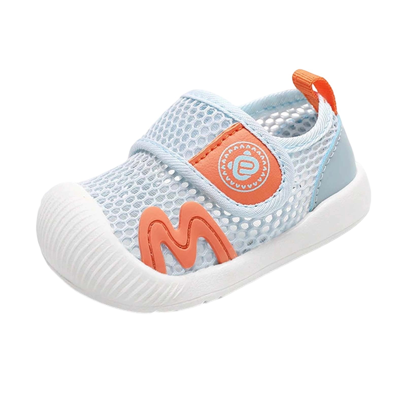 Djtdsds Baby Breathable Mesh with Closed Toe Non-Slip Sole Size:2.5 ...
