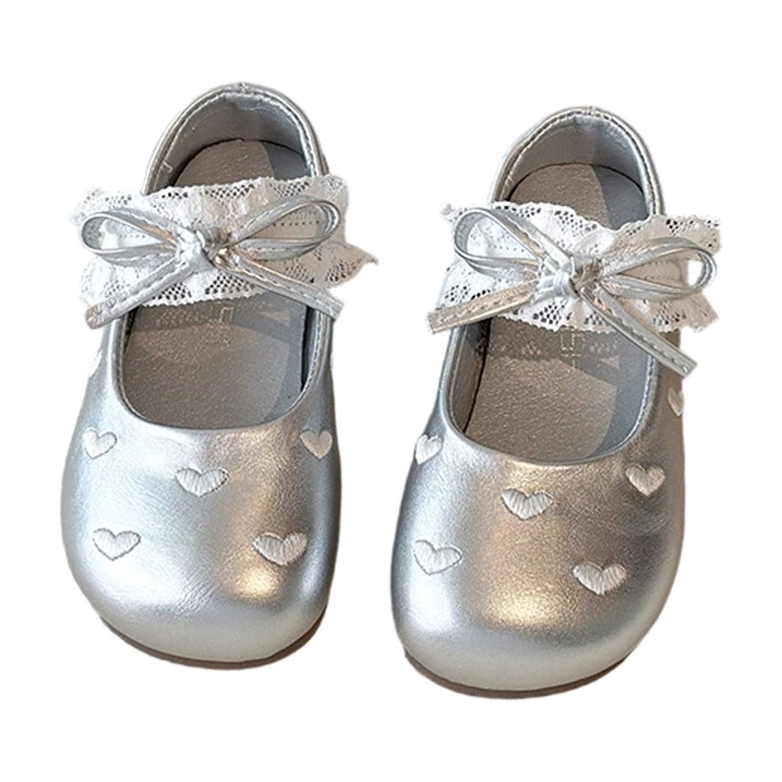 Djtdsds Baby Girls First Walking Shoes Soft Sole Lace Up Sneakers with ...
