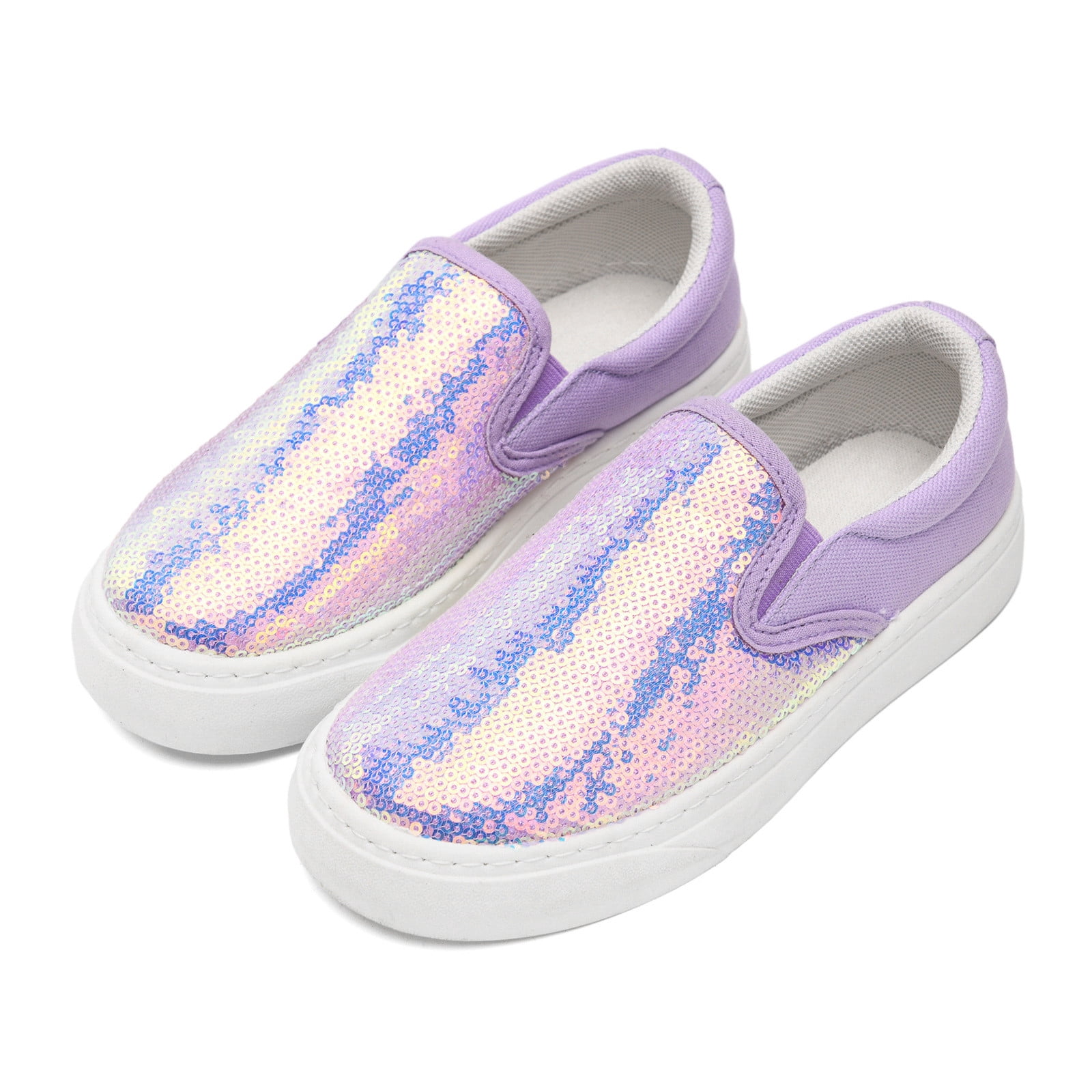 Djtdsds Girls On Sneakers Casual Shoes Lightweight Loafers for Kids ...