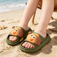 Djtdsds Kids Dog Face Slide Sandals Soft Non-Slip Open-Toe Slippers ...