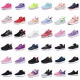 Djtdsds Kids Hook and Loop Running Shoes Breathable Knit Mesh ...