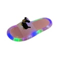 Djtdsds Kids LED Light-Up Slide Sandals Fun Open-Toe Shoes Color:Pink ...
