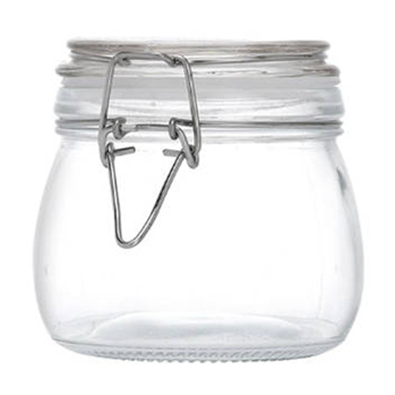 Djtdsds Leak Proof Airtight Latching Glass Storage Jars with Secure ...