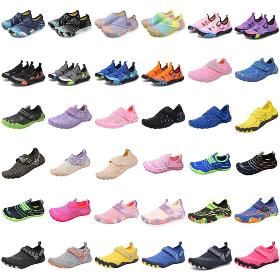 Djtdsds Unisex Print Water Shoes Adjustable Strap Non Slip Aqua Socks ...