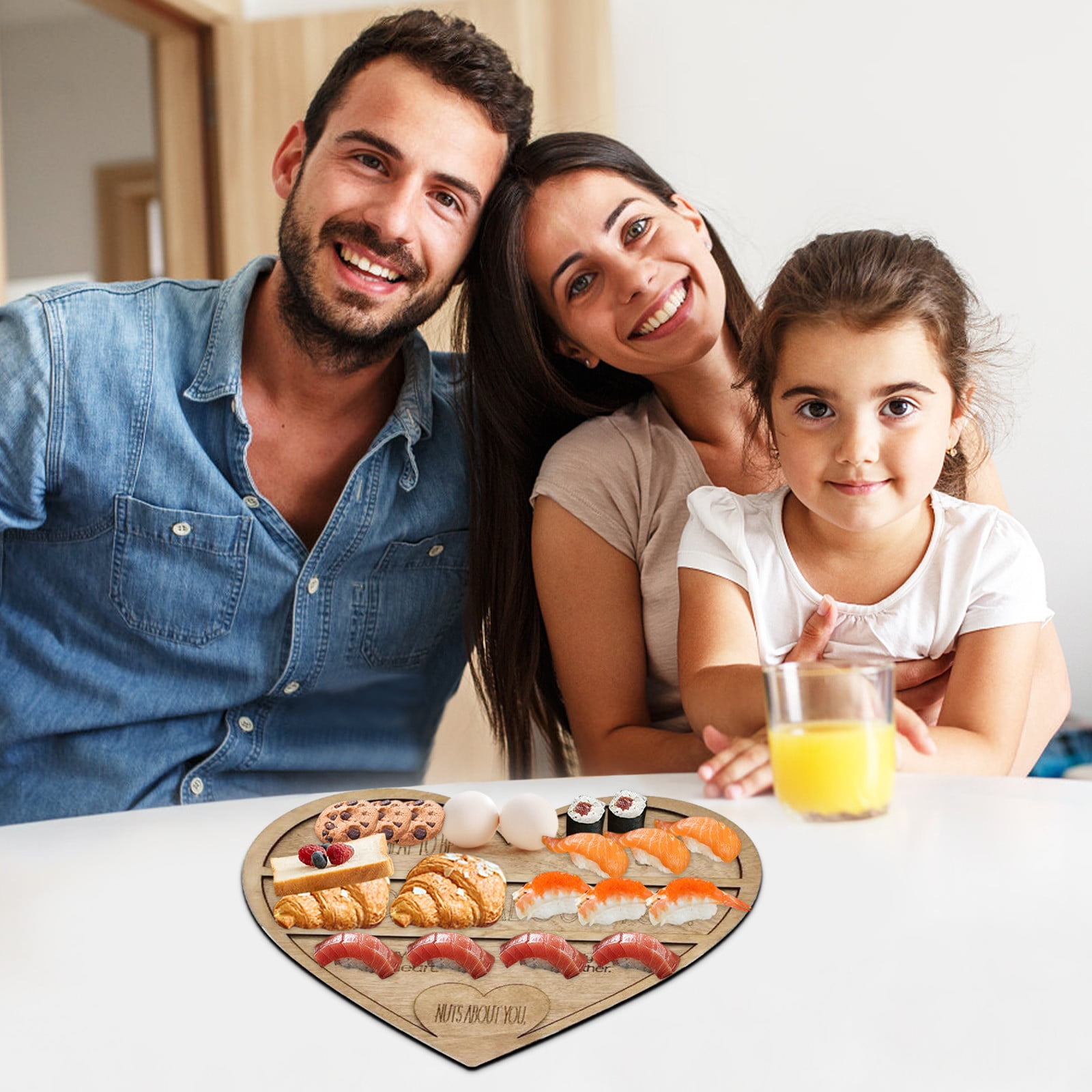 kladzum Easter Wooden Serving Tray Easter Plates Interesting Wooden ...