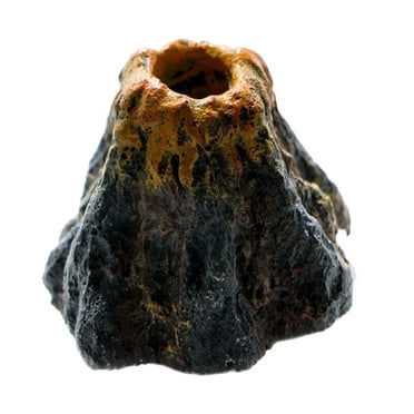 PEACNNG Aquarium Volcano Bubbler Decorations - Fish tank Volcano Air ...