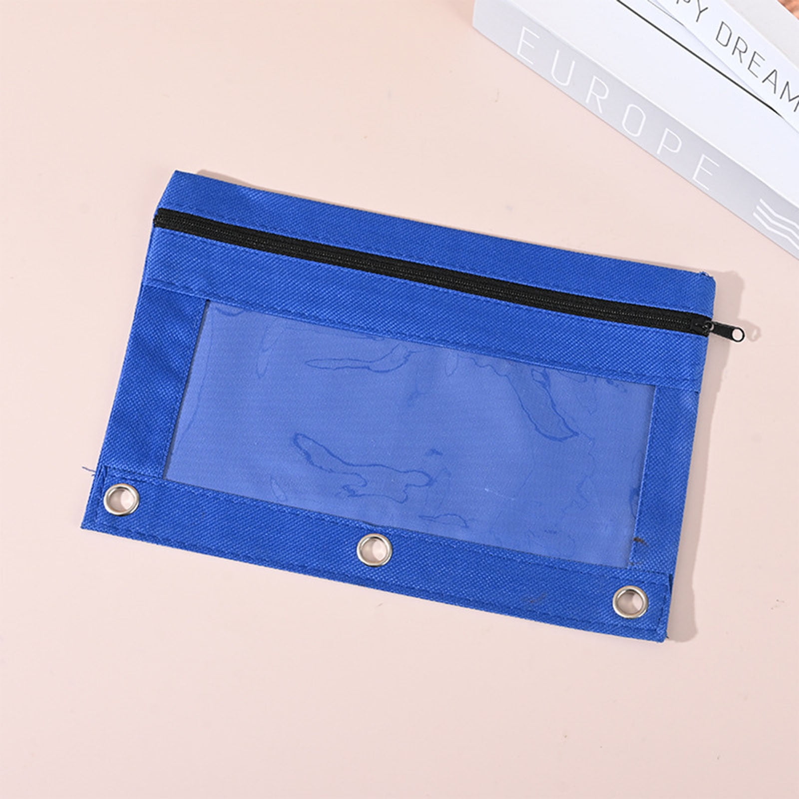 Djunllk Pencil Pouch Sets of 5 Pcs - Large Capacity Oxford Cloth Binder ...