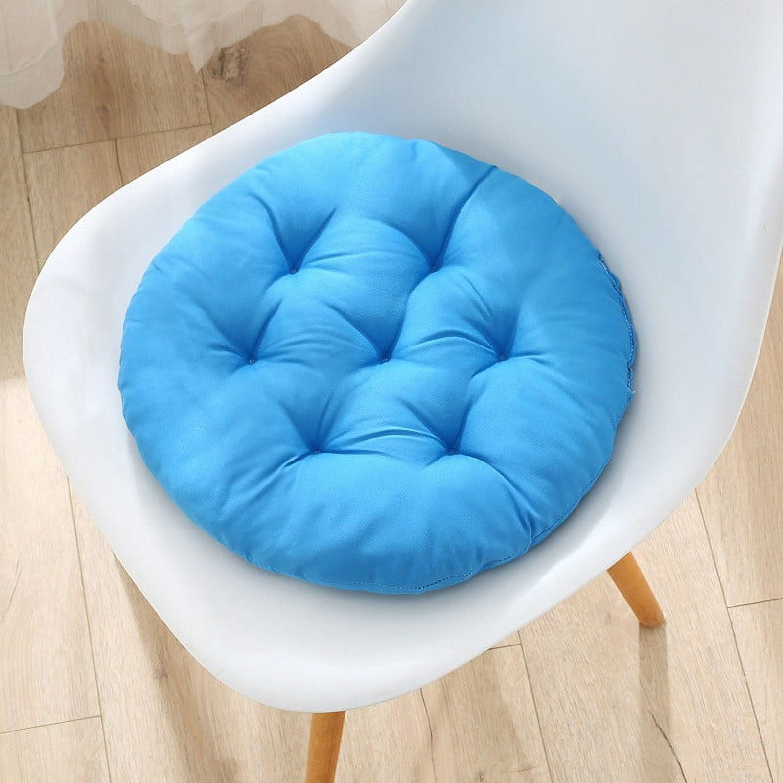 Djunllk Round Seat Cushion, Luxury Textured Chair Cushions Breatheable ...