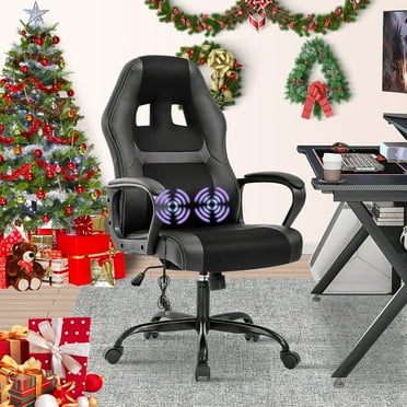 Staples Emerge Vortex Bonded Leather Ergonomic Gaming Chair with Lumbar ...
