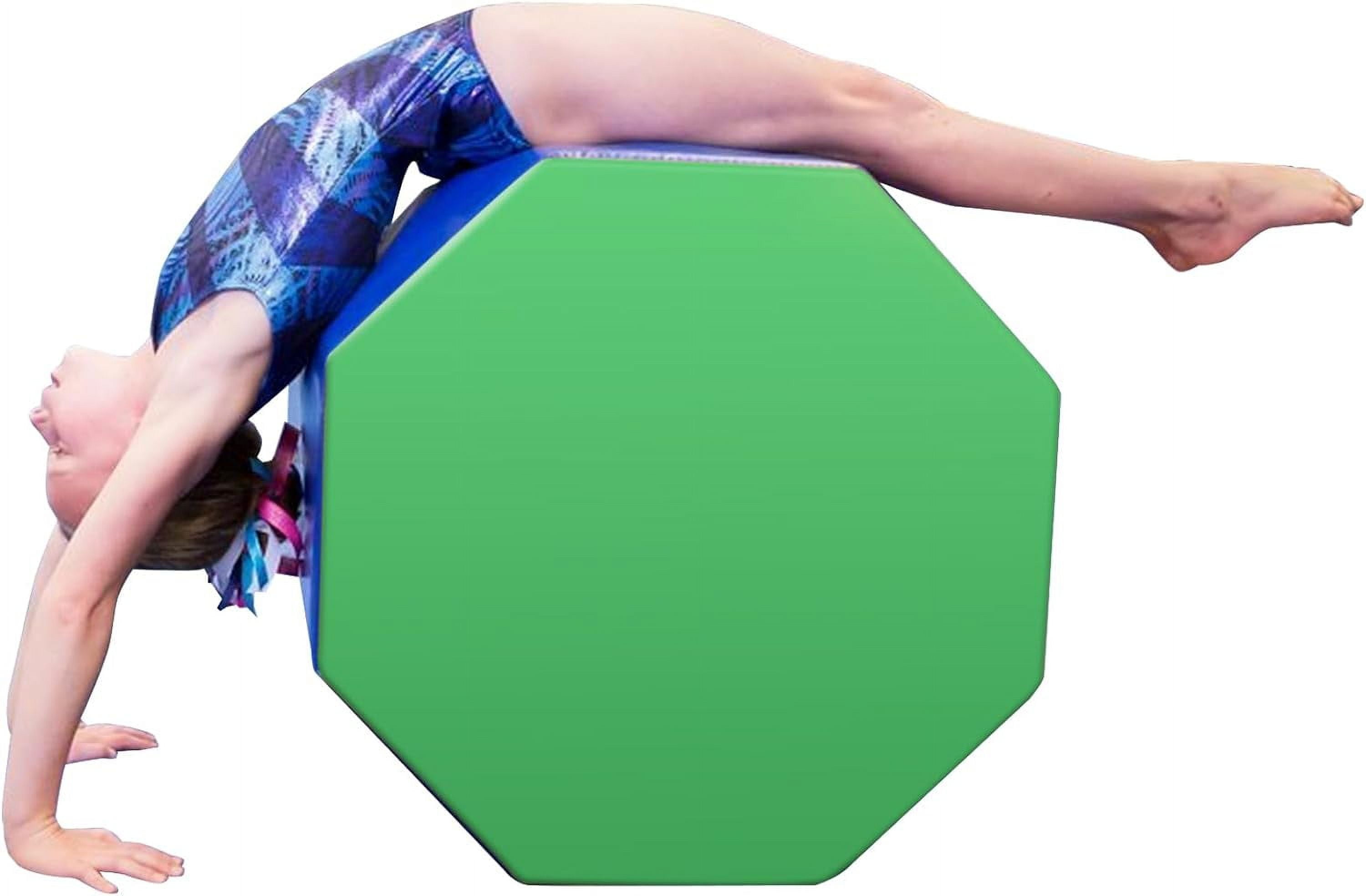 Dkelincs Gymnastics Octagon Tumbler Trainer Exercise Mat, 24.4" x 25.6 ...