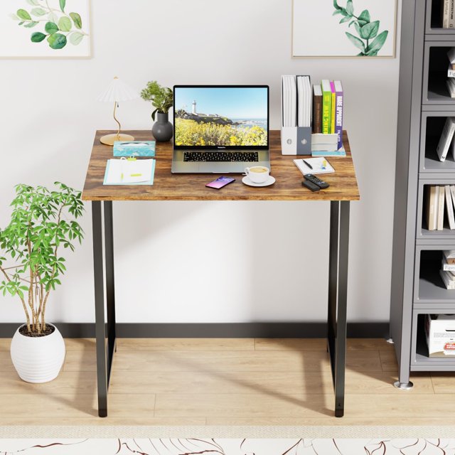 Dkelincs 32 inch Computer Desk Set of 2, Modern Study Writing Table ...