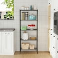 Dkelincs 5-Tier Wire Shelving Unit Adjustable Storage Rack Metal ...