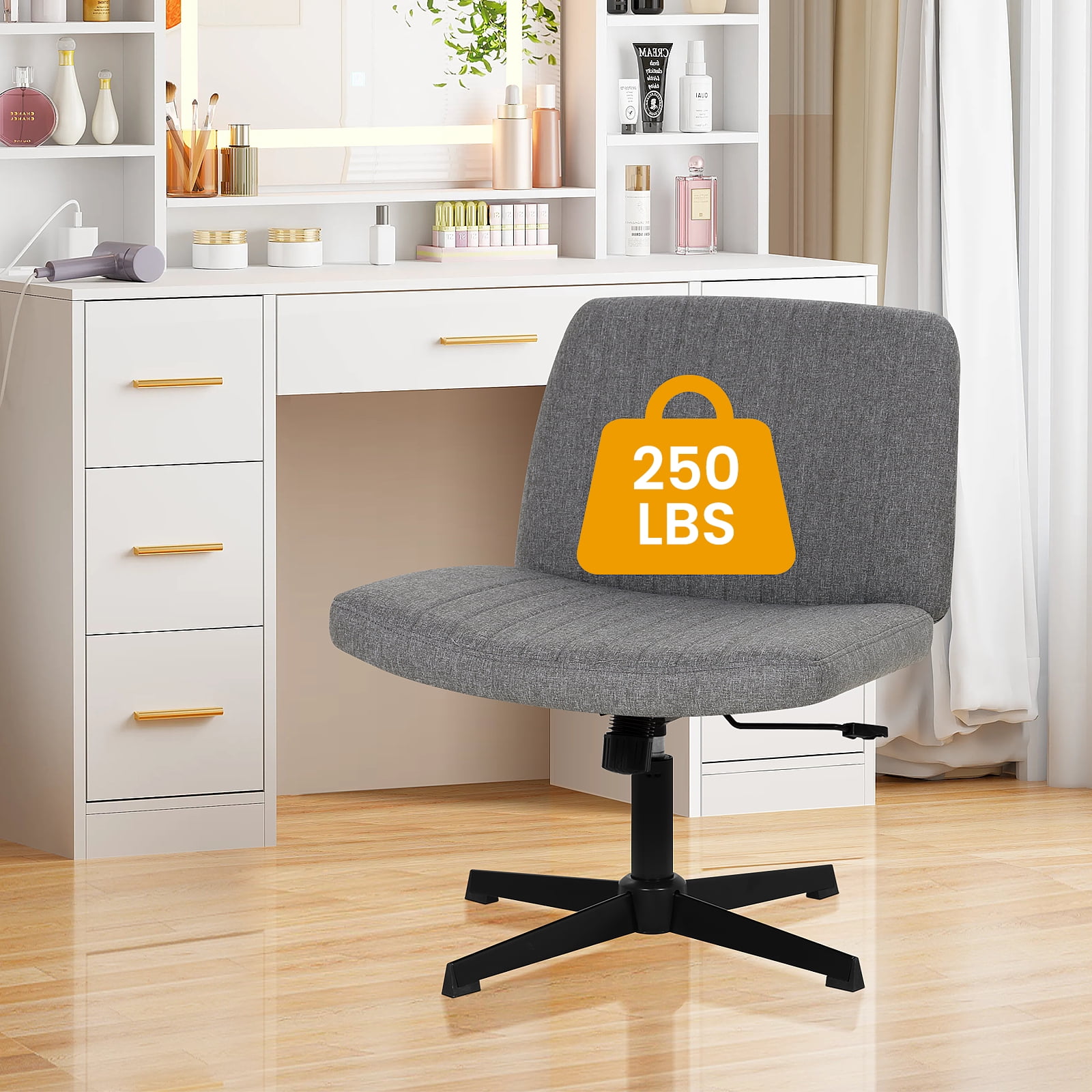 Dkelincs Criss Cross Chair Adjustable Ergonomic Computer Desk Chair ...