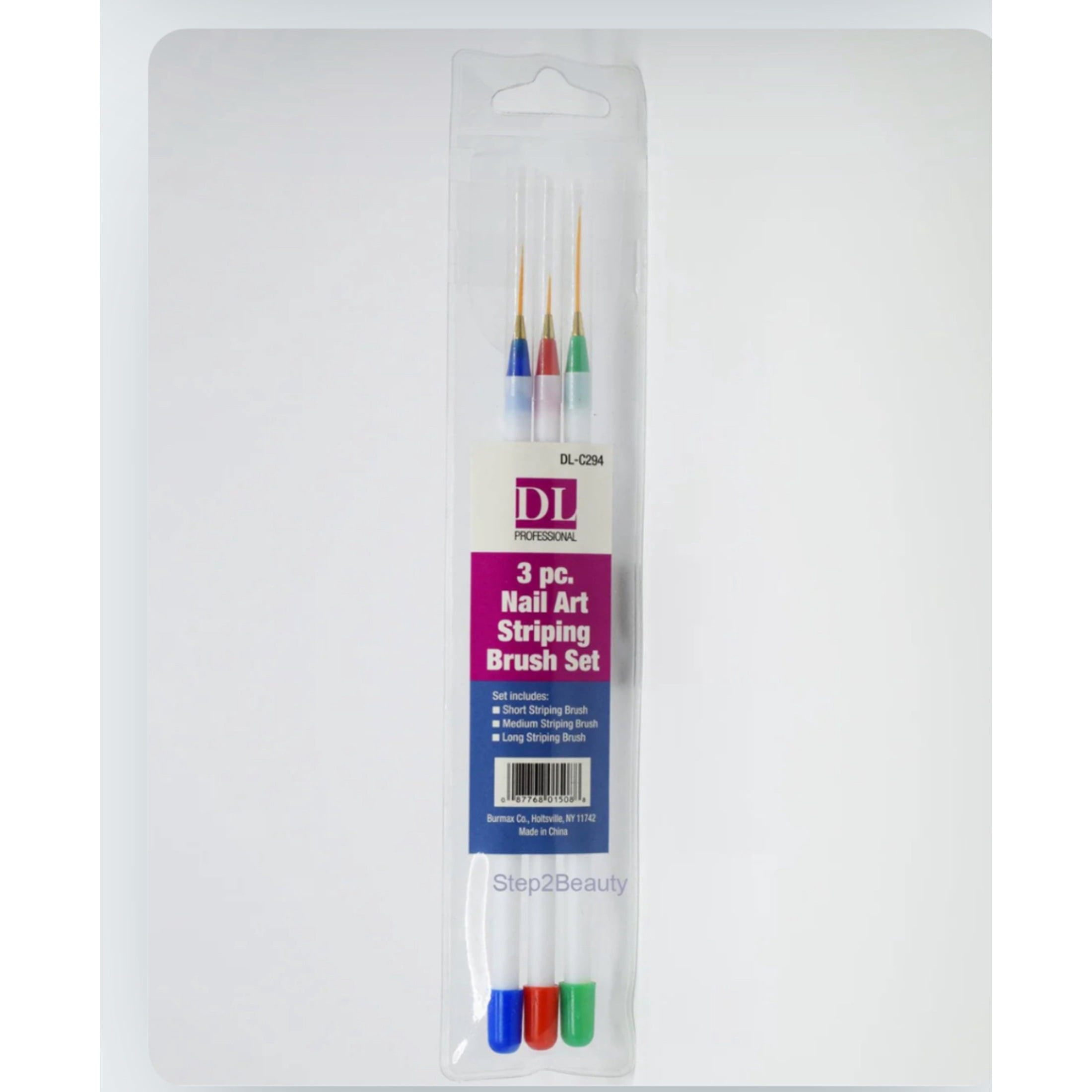 Dl Professional Dl - Nail Art Brush Set - 3 Piece - Dl C294 - Walmart.com