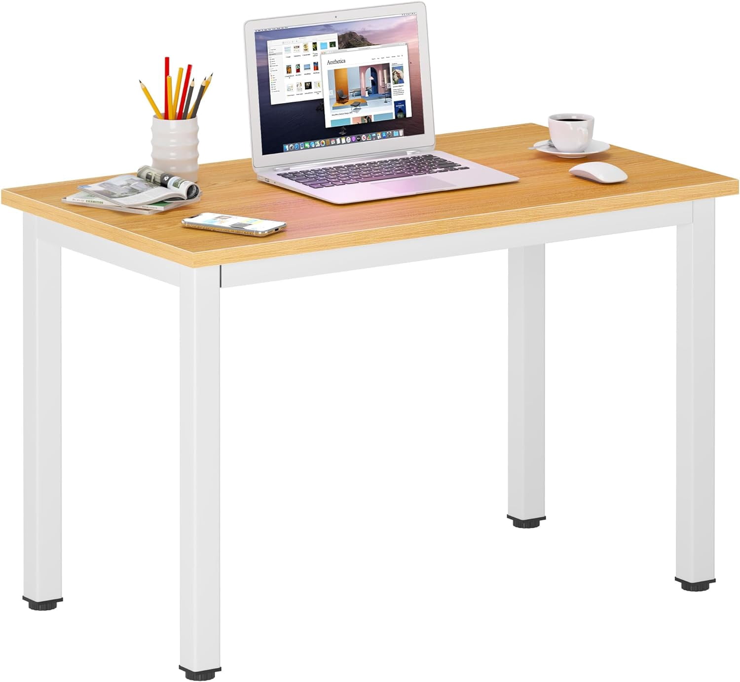 DlandHome 31.5 inches Small Computer Desk for Home Office Activity ...