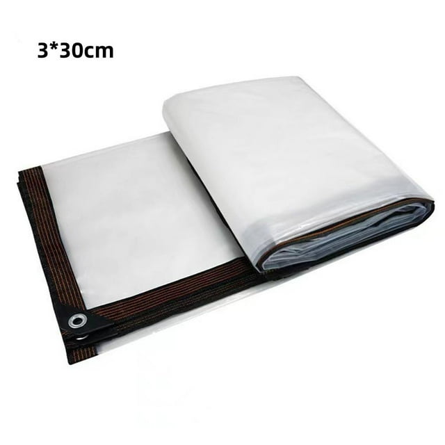Dleadar 1PC Waterproof Clear Tarps with Grommets Patio Tarps for ...