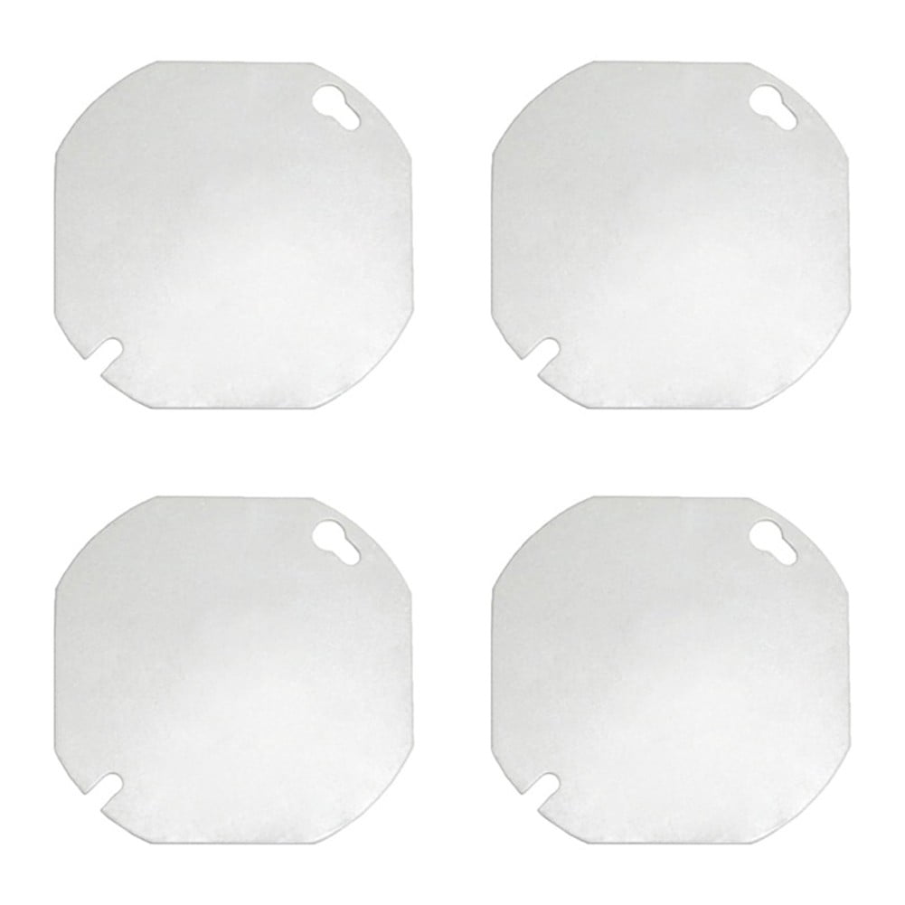 Dleadar 4 Pack Heavy Duty Galvanized Steel Octagonal Electrical Box ...
