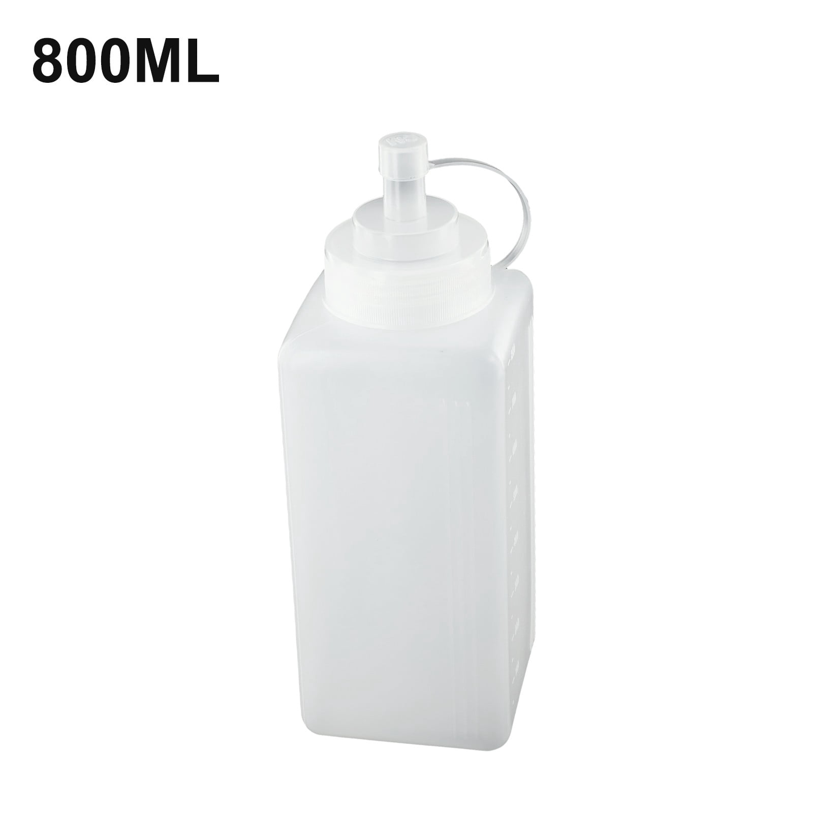 Dleadar 800/1000ML Large Plastic Squeeze Condiment Bottles With Nozzles ...