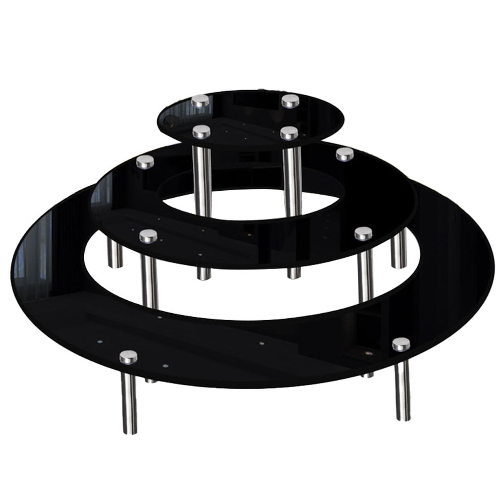 Dleadar Acrylic Cake Display Stand Cupcake Shelf Multilayer Round ...