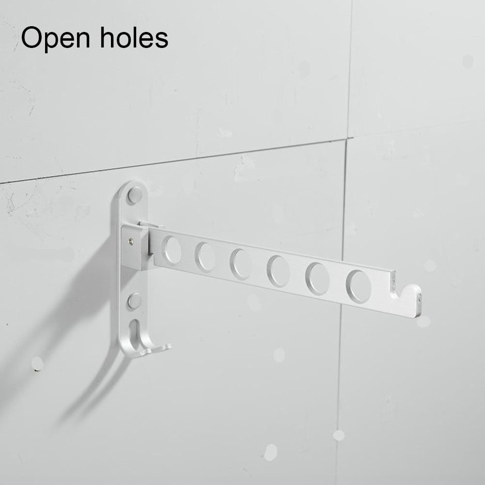 Dleadar Aluminum Retractable Folding Indoor Wall Hanging Rack for ...