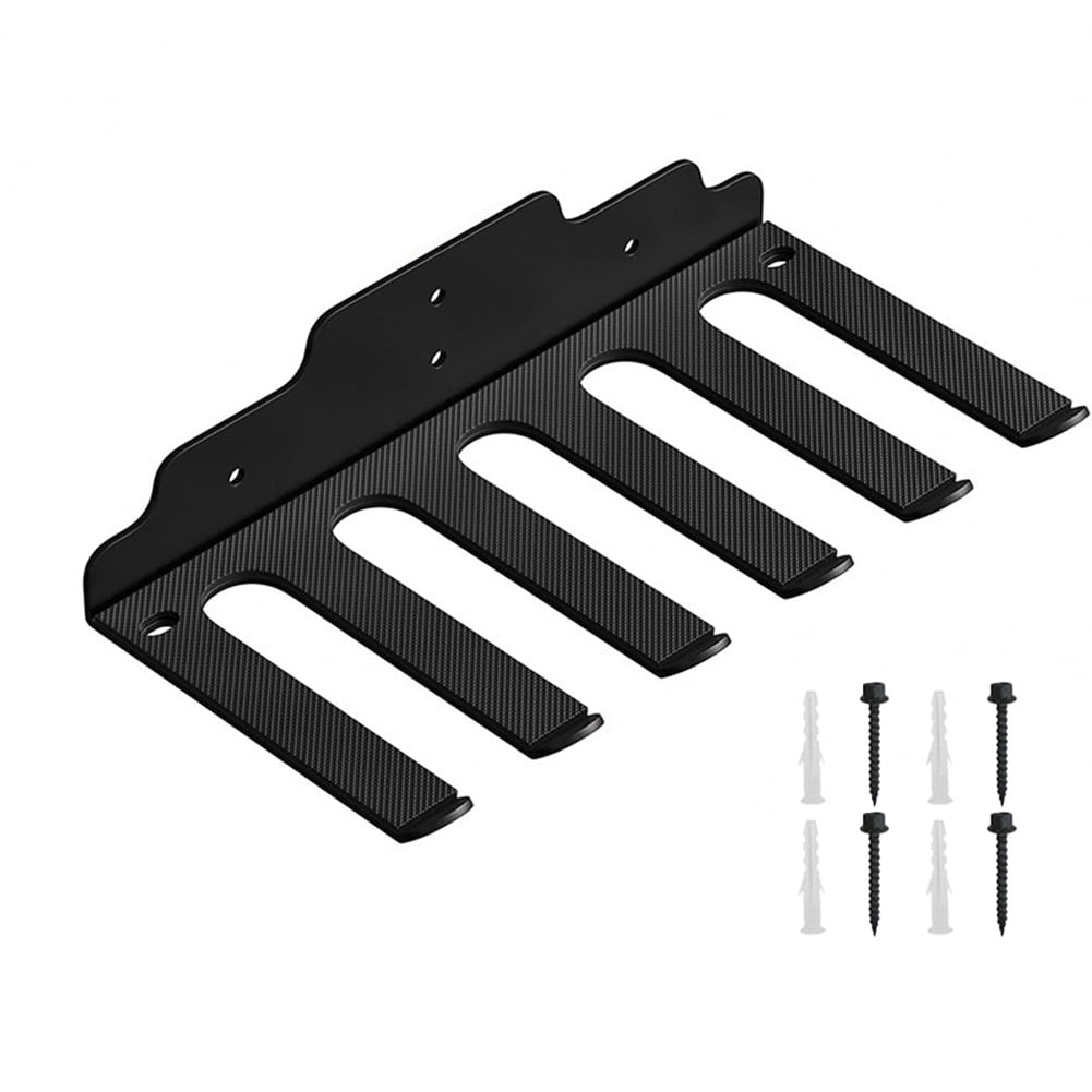 Dleadar Barbell Storage Rack Gym Organizer Wall Mounted Barbell Holder ...