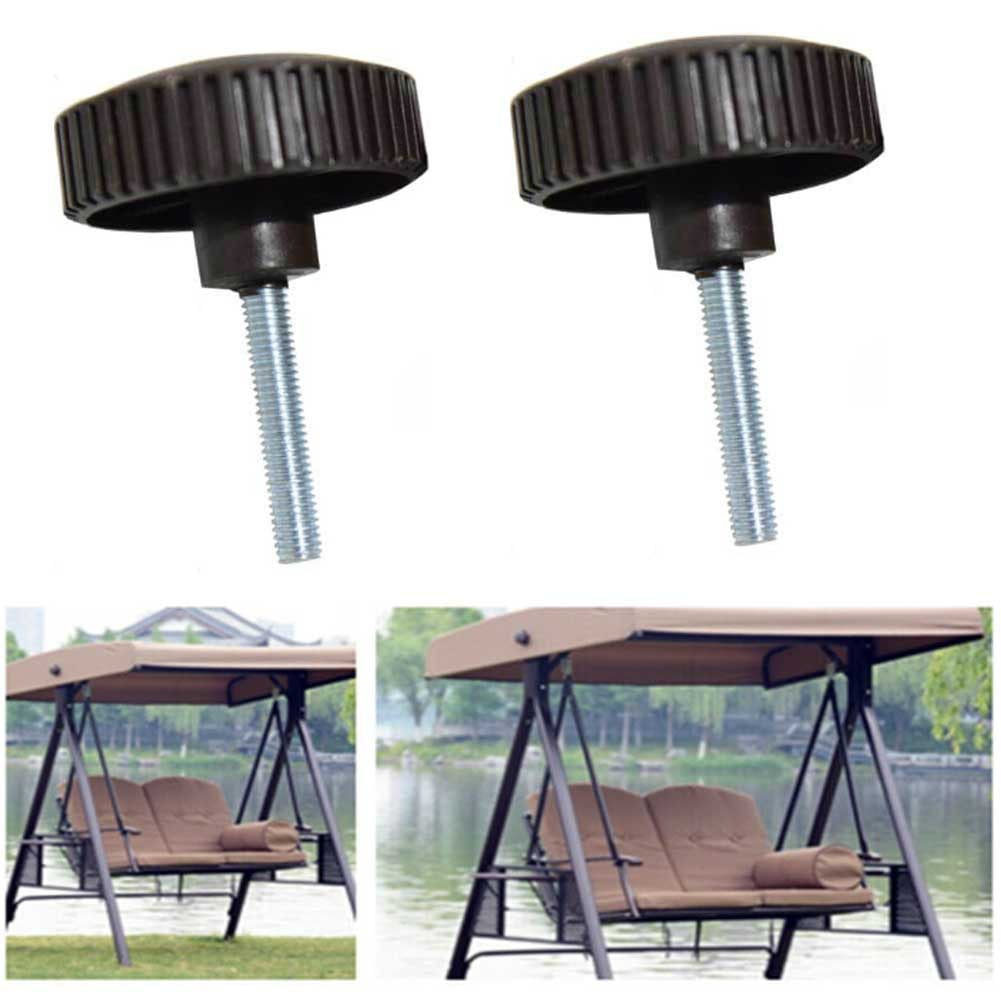 Dleadar Black Plastic Canopy Fixing Screws Bolt for Garden Swing Chairs ...
