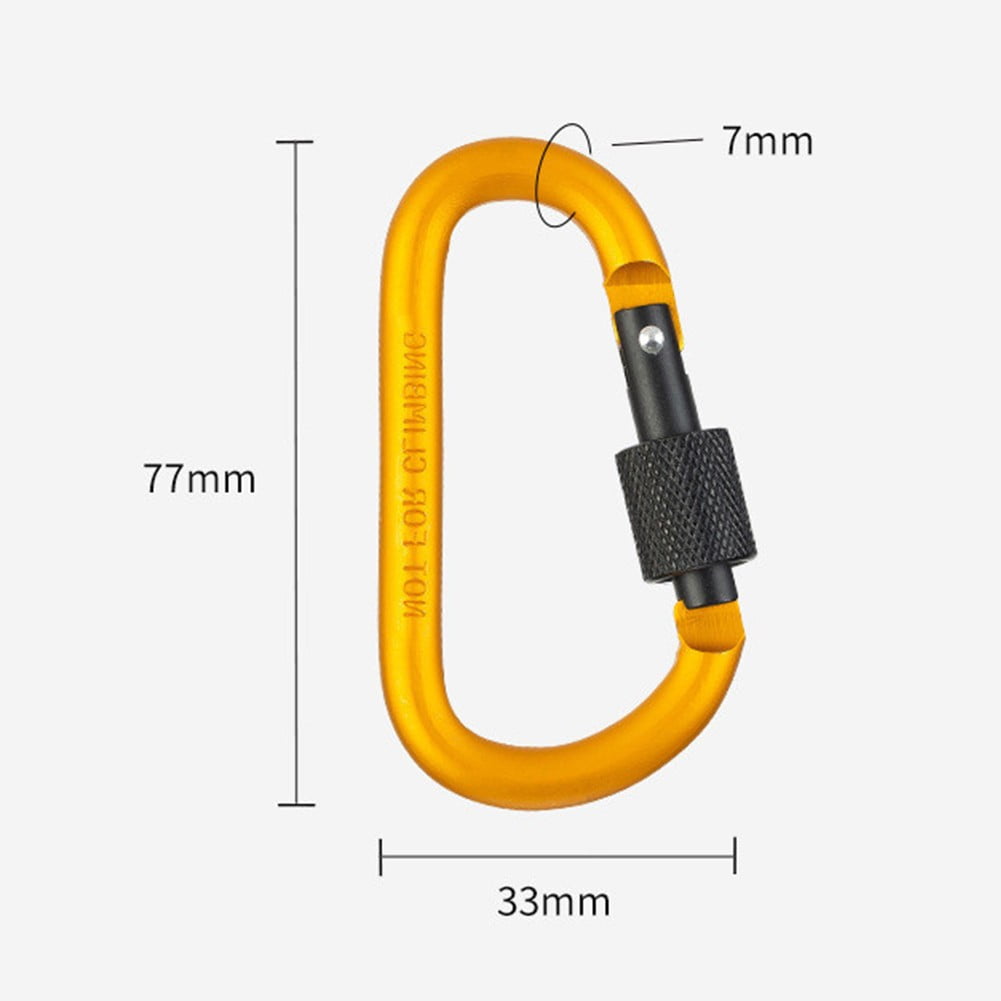 Dleadar D type Wind rope buckle Ring lock buckle Outdoor safety ...