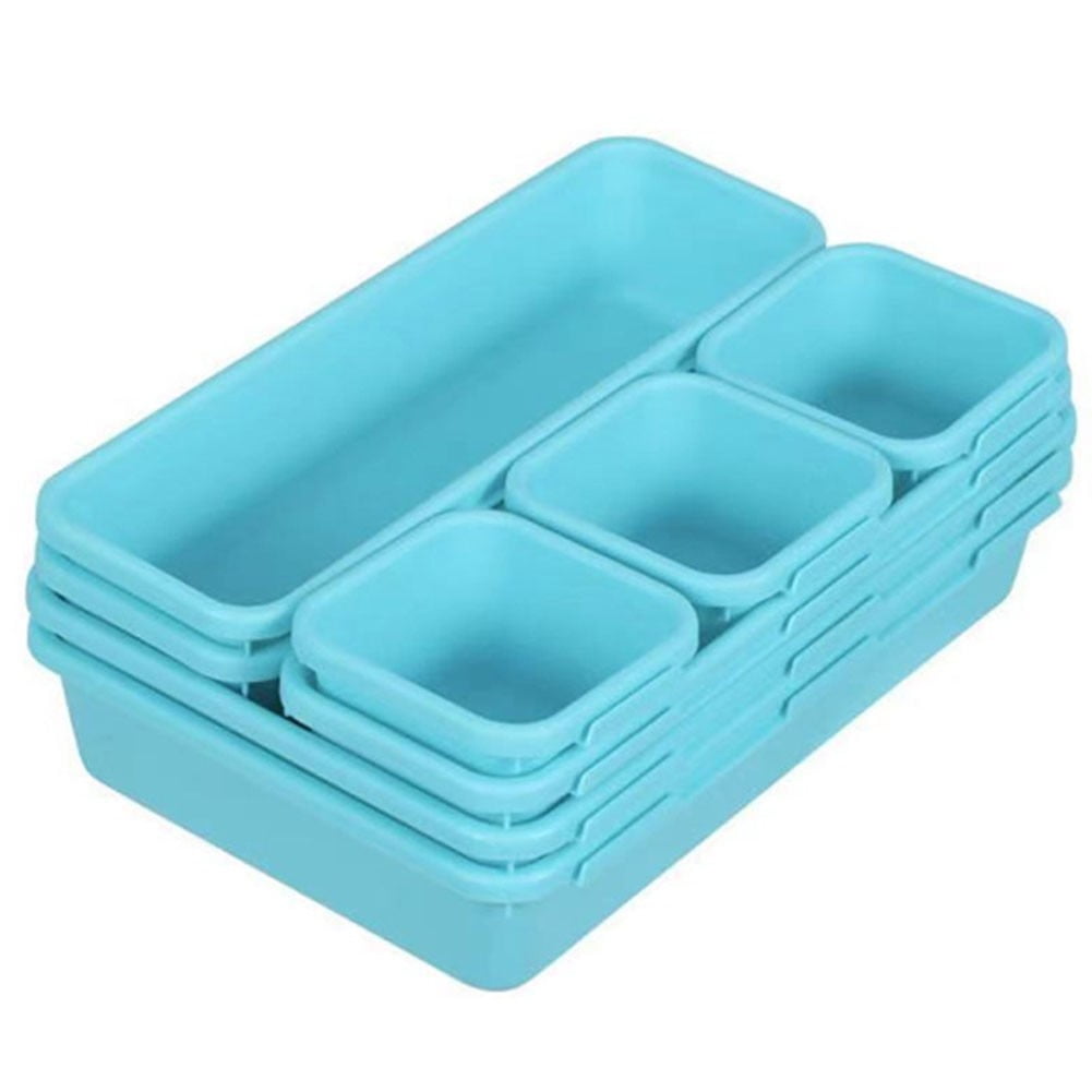 Dleadar Home Plastic Storage Box Divided Eight-Piece Set For Storage ...